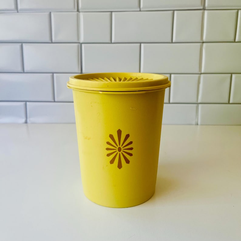 Vintage Tupperware Servalier Containers With Sunburst Lids Retro ...
