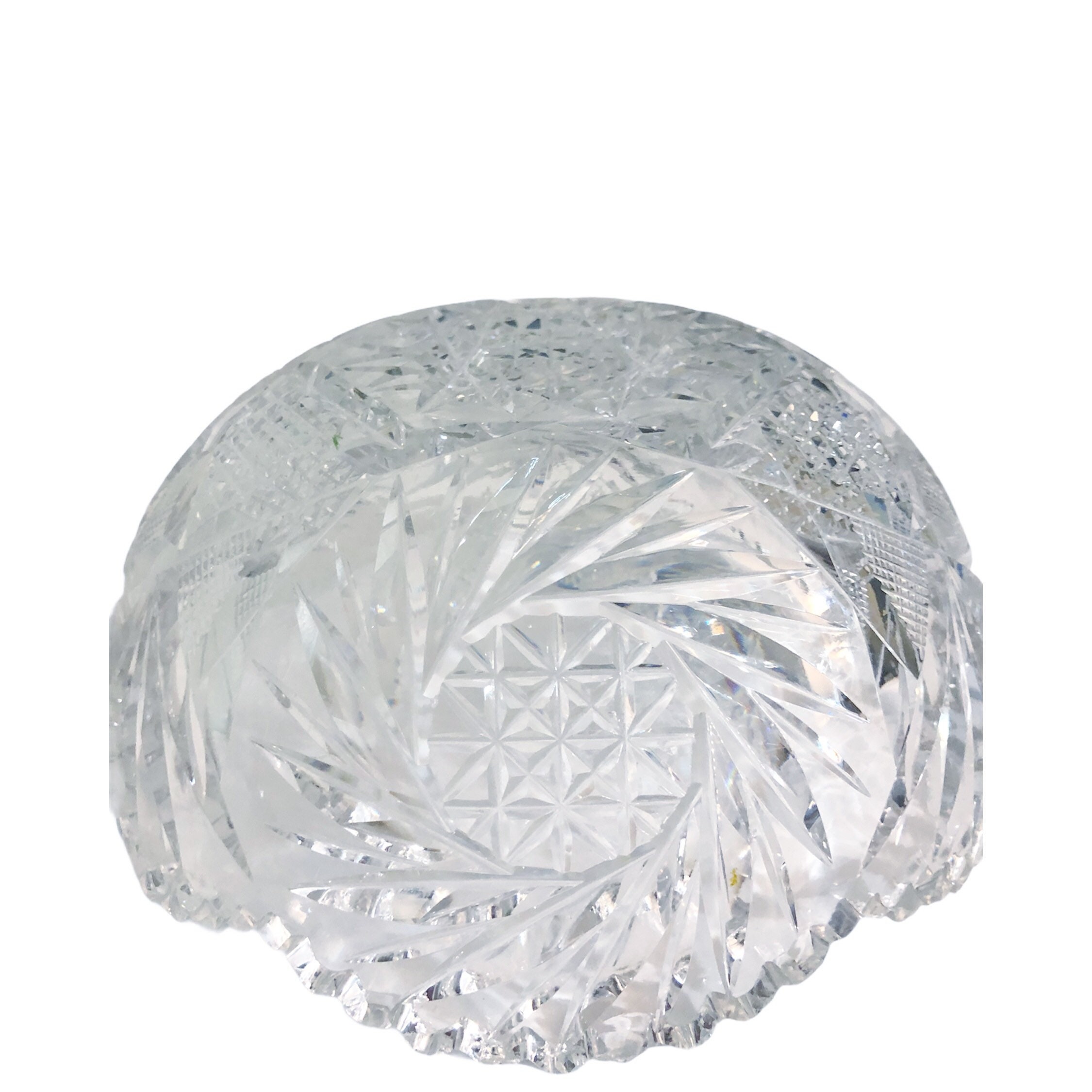 Crystal Berry, 8 Bowl, Brilliant Period, Sawtooth Edge, Pineapple and ...