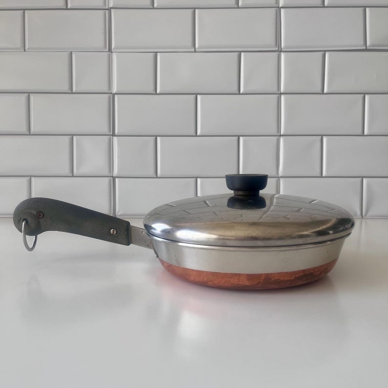 Vintage PRE 1968, 1801 Revere Ware, Copper Bottom Cookware, Double Ring ...