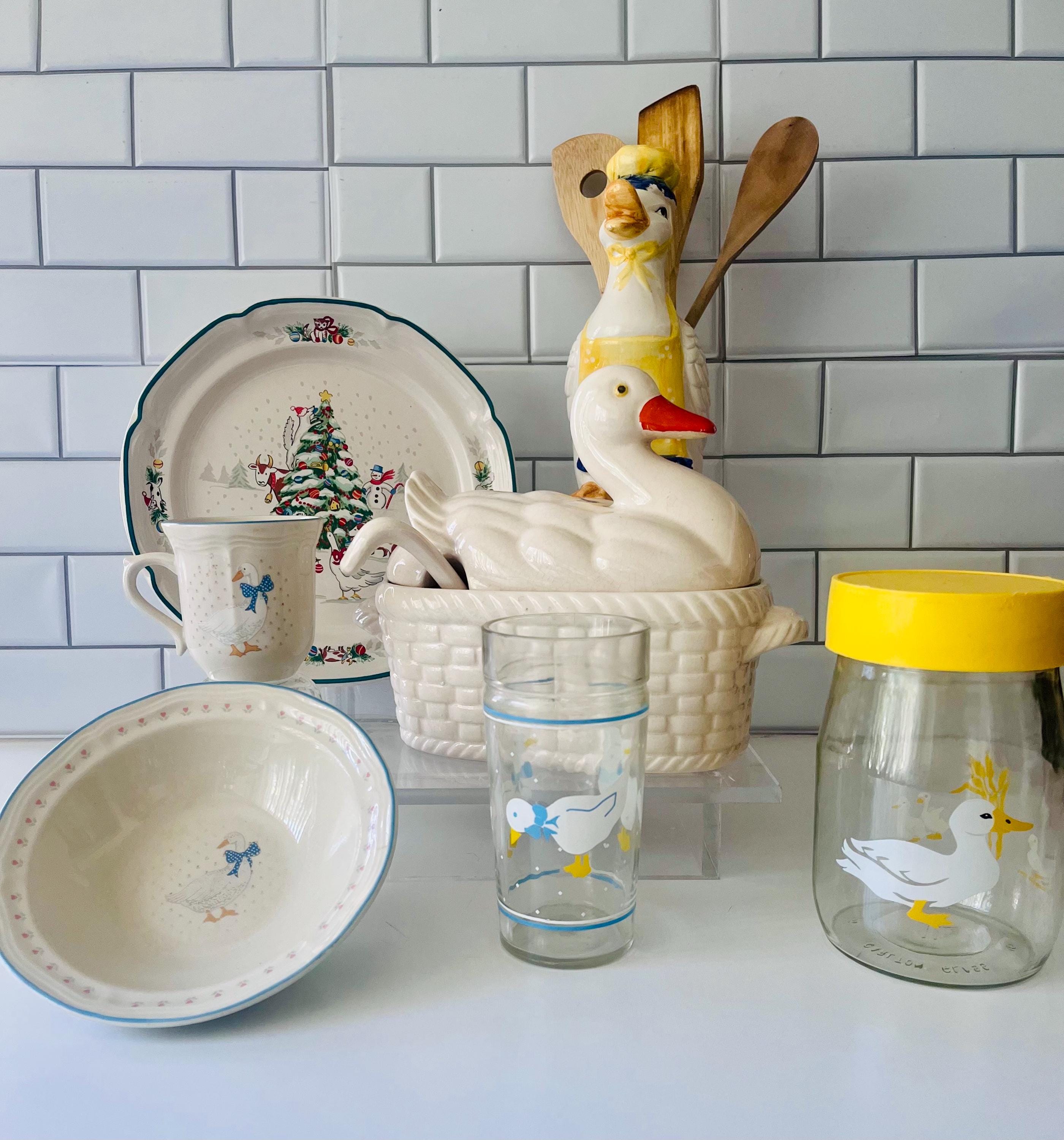 Vintage Geese Country Kitchen, Aunt Rhody, Brick Oven, Carlton Duck ...