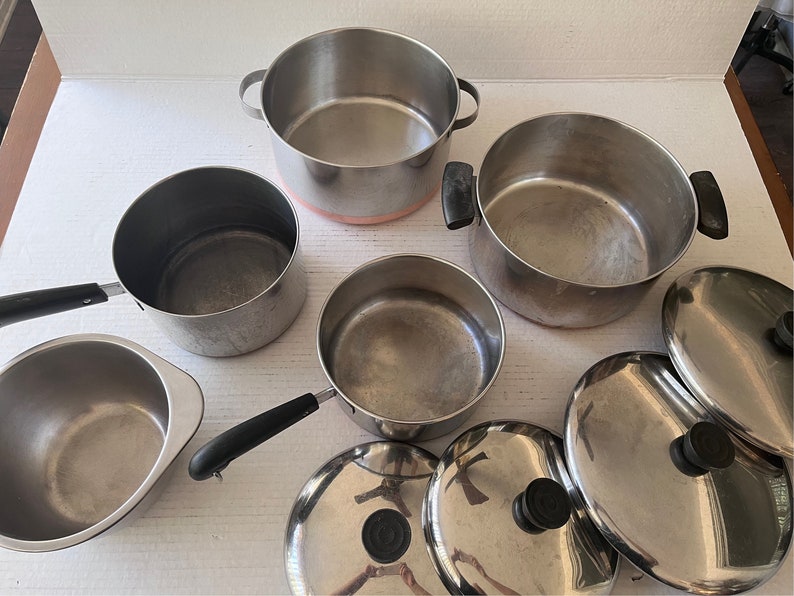 Revere Ware Copper Bottom Pre 1968 Cookware Stock Pot Sauce - Etsy