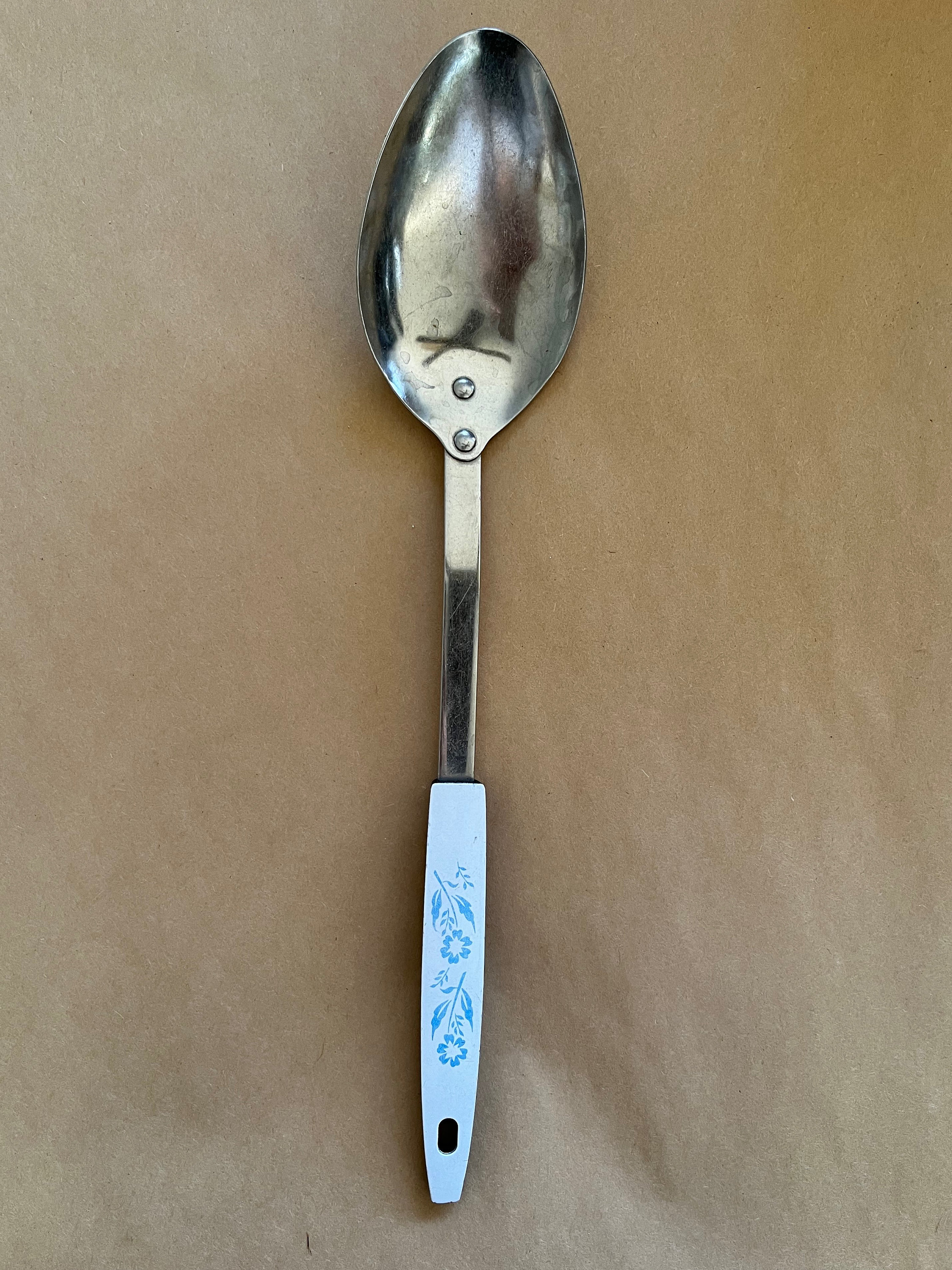 Vintage USA Kitchen Utensils, Cornflower, Spice O Life Serving Spoons ...