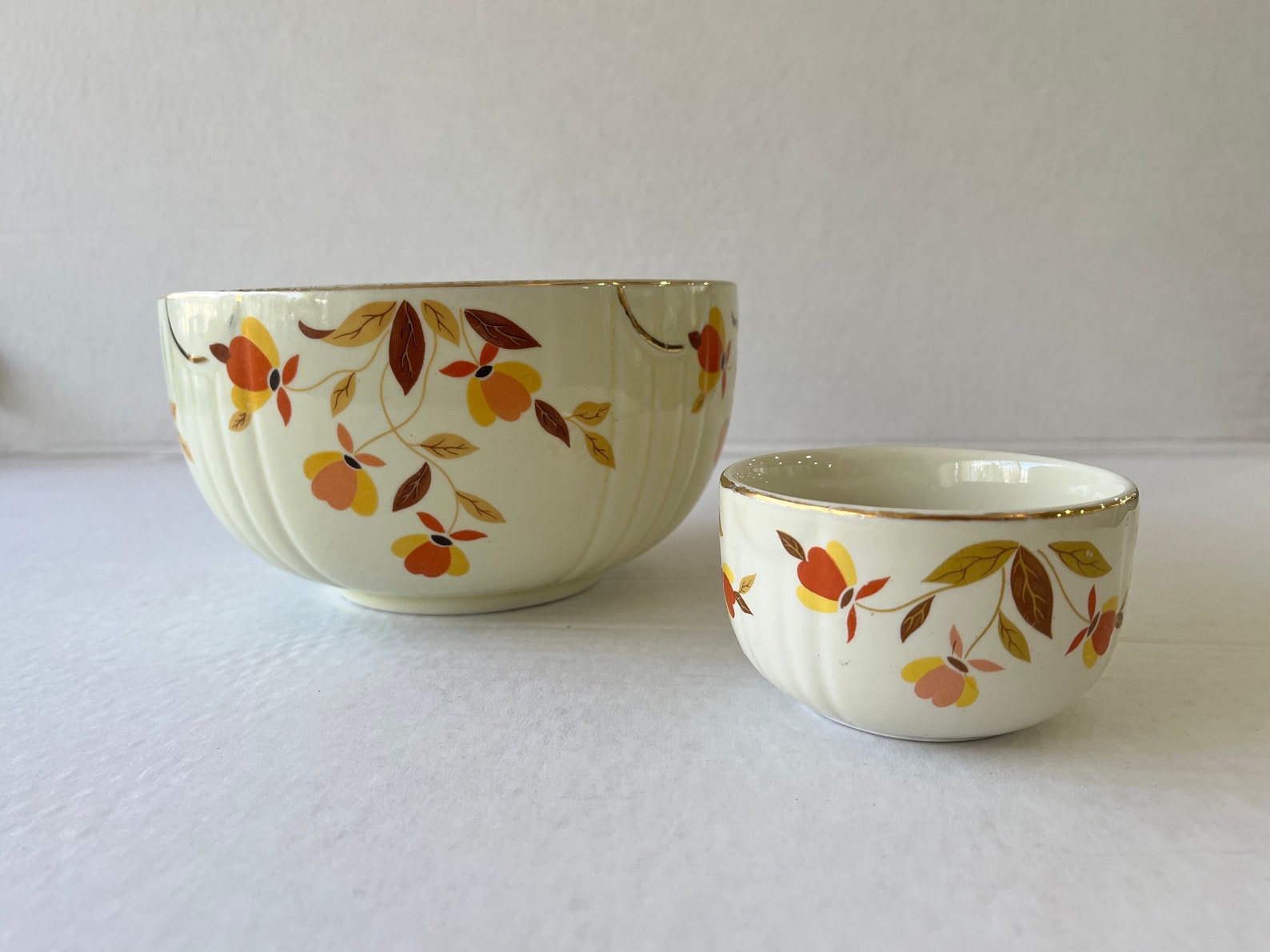 Vintage HALL'S Autumn Leaf, Jeweled Radiance, Dinnerware, Superior ...