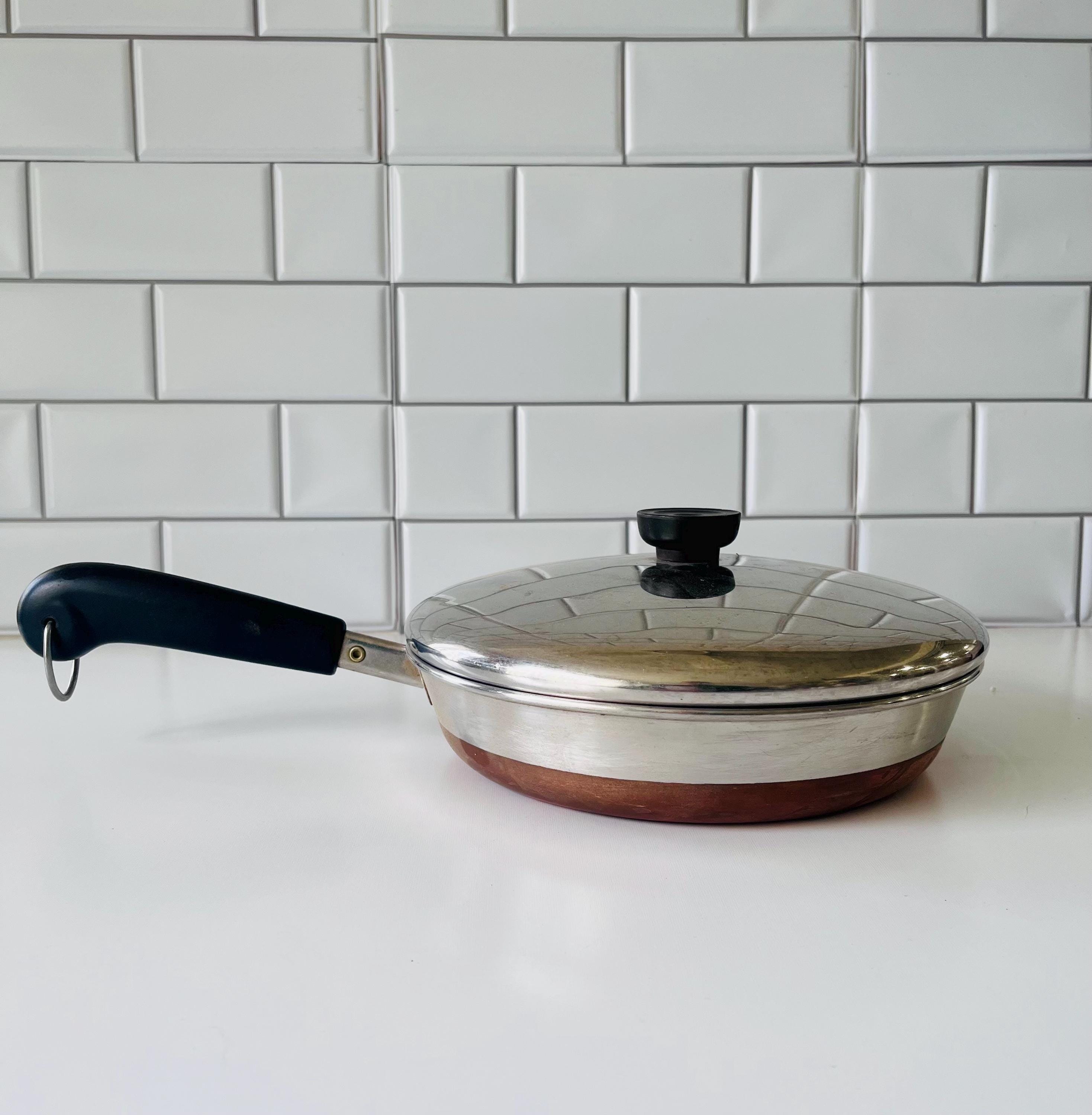 Revere Ware Copper Bottom Pot, Vintage Cookware, 1801 Copper Clad ...