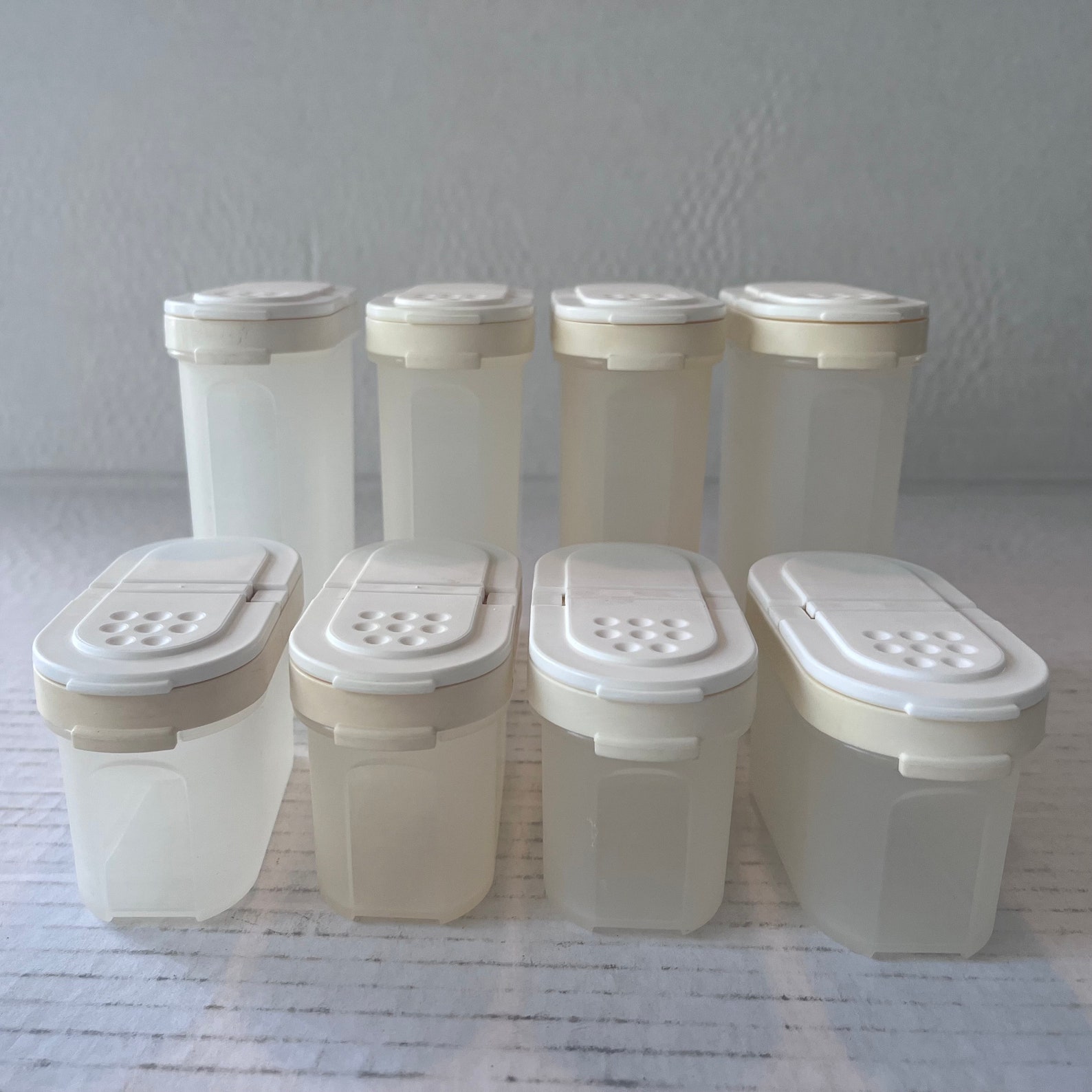 Vintage Tupperware, Modular Mate, Spice Rack, Pink, Grey, Ivory ...