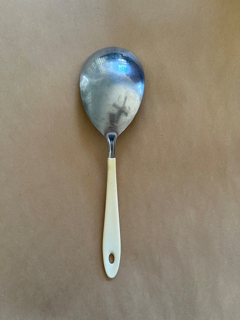 Vintage USA Kitchen Utensils, Cornflower, Spice O Life Serving Spoons ...