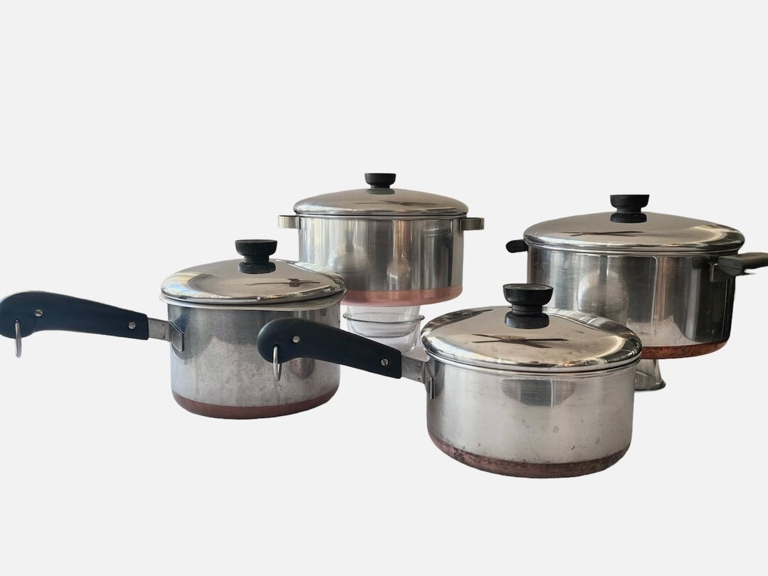 Revere Ware Copper Bottom Pre 1968 Cookware Stock Pot Sauce - Etsy