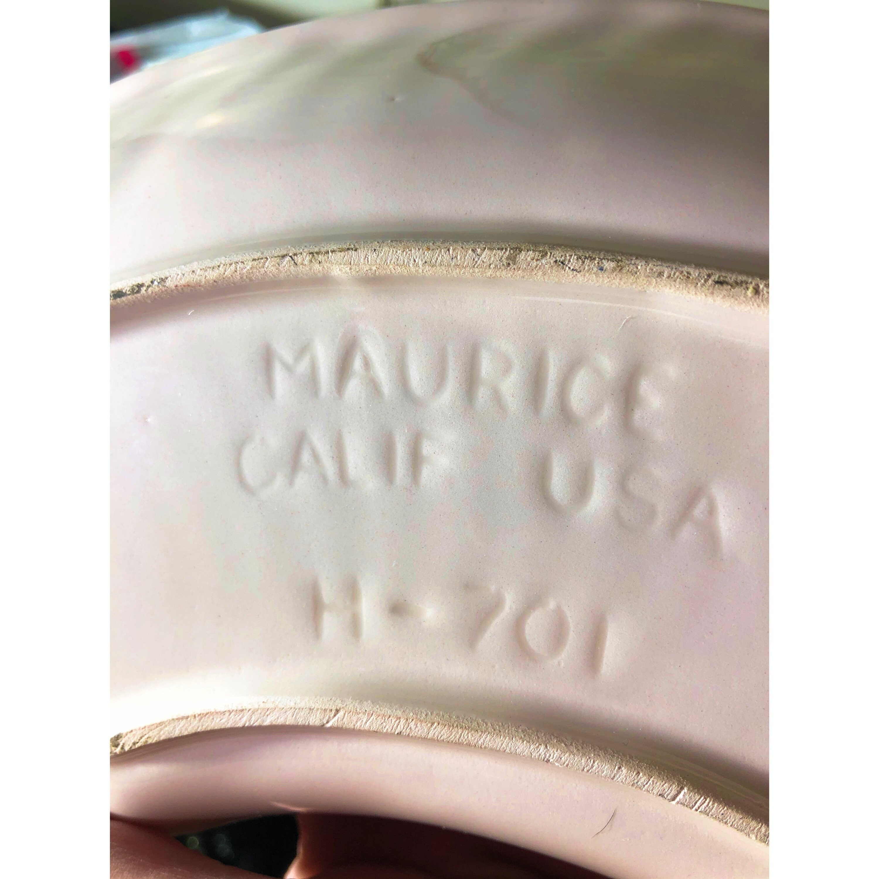 Vintage Maurice of Cali Lazy Susan Set, Iridescence Serving Platter ...