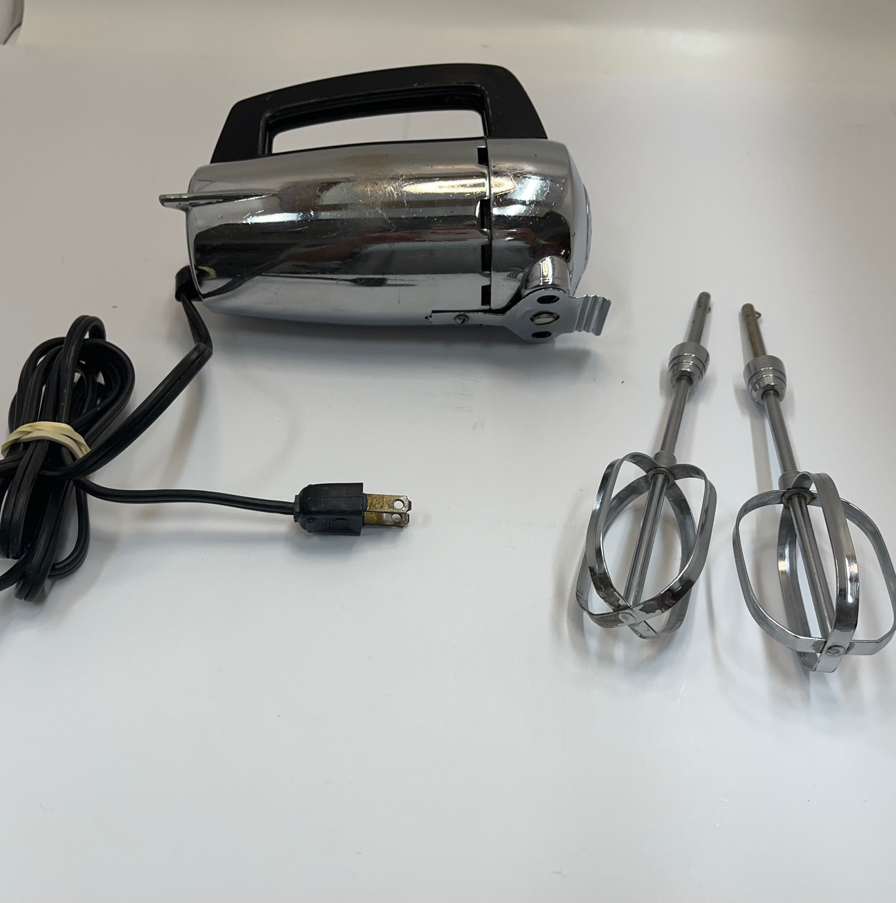 Home & Living Kitchen & Dining MCM Chrome Silver Bullet Handheld Mixer ...