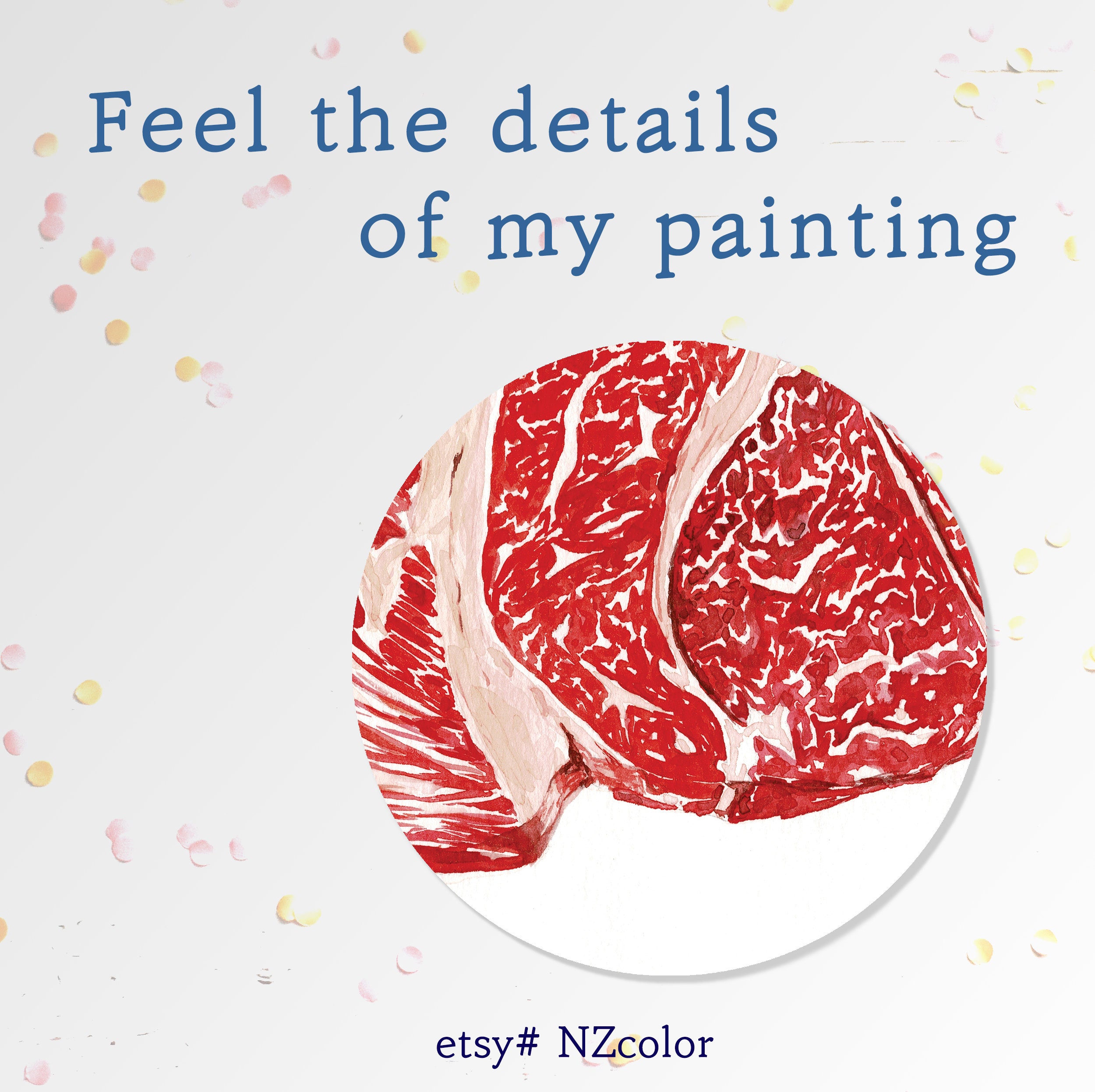 STEAK Art Print | Butcher Shop Poster, Printable Wall Art, Steak Poster ...