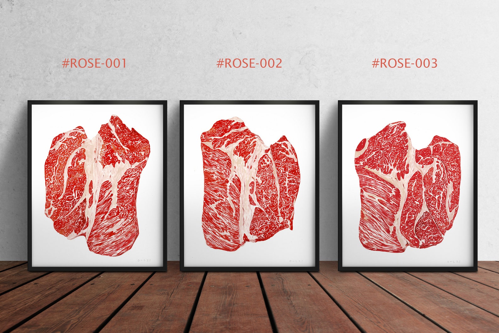 STEAK Art Print | Printable Art Poster, Butcher Shop Poster, Butcher ...