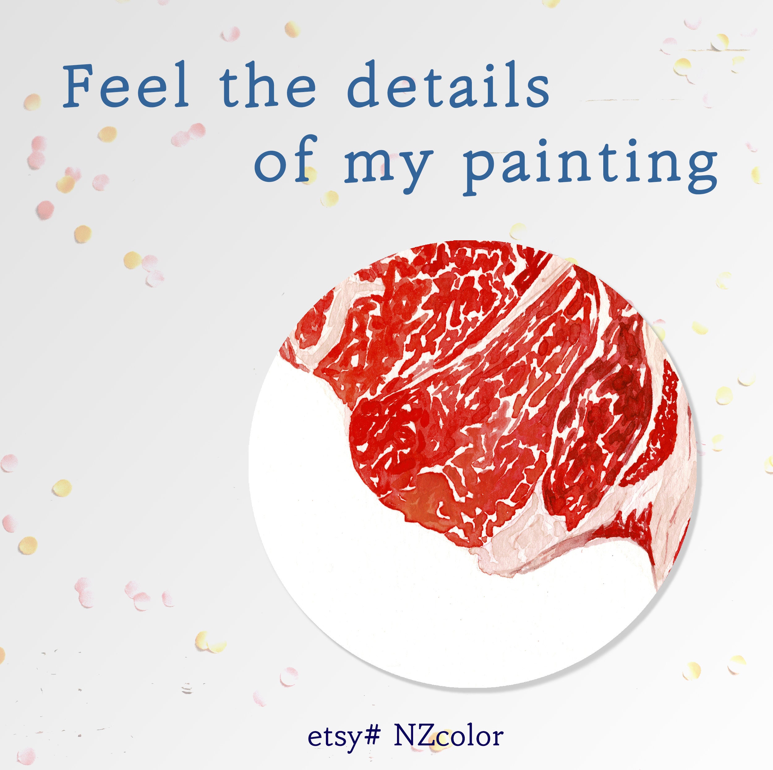 STEAK Art Print | Printable Art Poster, Butcher Shop Poster, Butcher ...