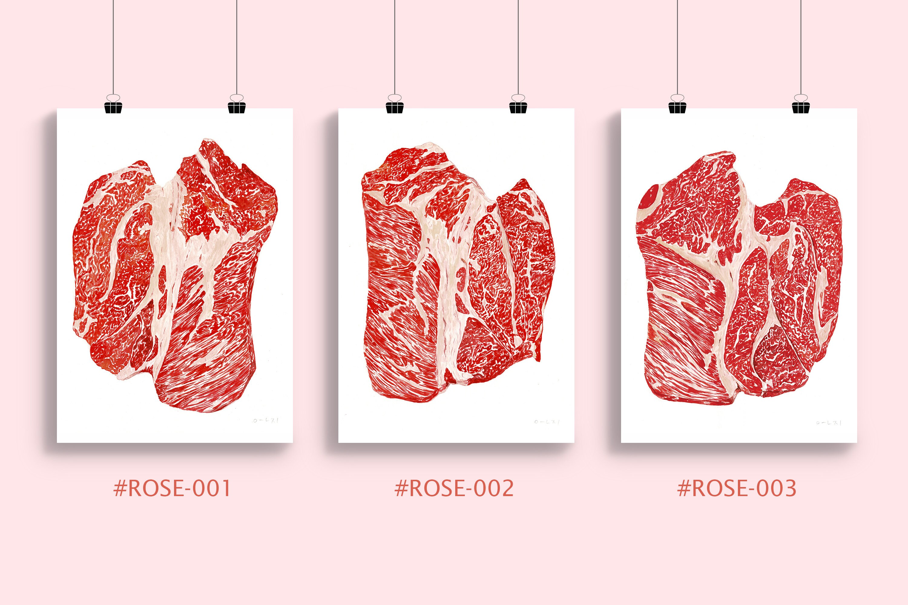 STEAK Art Print, Butcher Shop Poster, Printable Beef Art Poster ...