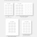 2023 2024 Yearly Calendar Planner Year at a Glance Calendar Template ...