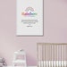 Rainbow Bible Verse Wall Art, Genesis 9 13, Rainbow Nursery Print ...