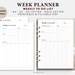 Week Planner Printable | Weekly Organizer | Weekly Planner Pad ...
