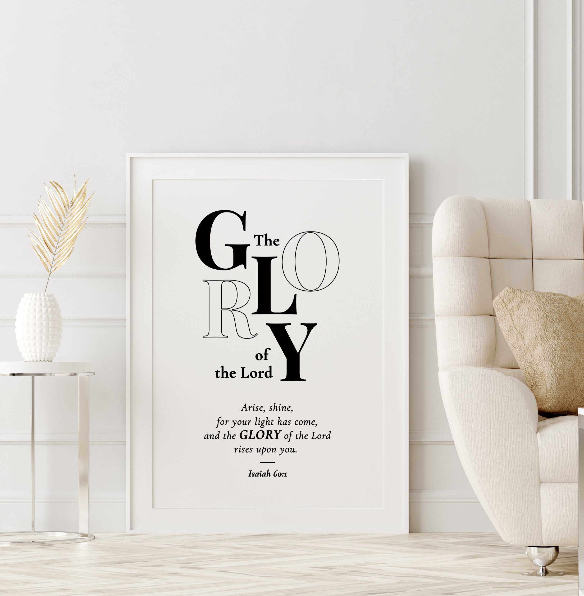 Grace Print Glory Print Bible Verse Wall Art Set of 2 - Etsy