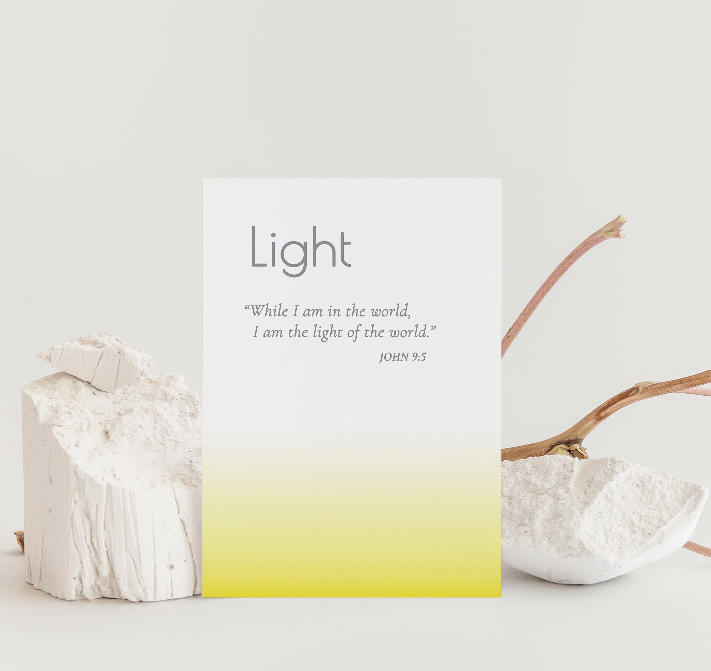 Light Print, Scripture Set of 2, Light Bible Verse Wall Art Set of 2 ...