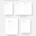 Weekly Planner 2 Pages Printable Week on Two Pages Weekly Overview Week ...