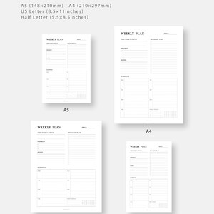 Weekly Planner Printable | Priority to Do List | Weekly Checklist ...