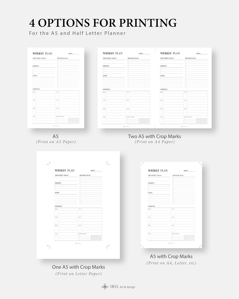 Weekly Planner Printable Priority to Do List Weekly Checklist Undated ...