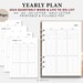 2024 Quarterly Work & Life to Do List Printable Yearly Overview ...