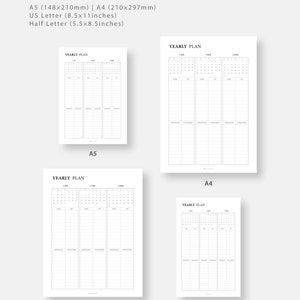 2024 Quarterly Work & Life to Do List Printable Yearly Overview ...