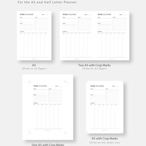 Week Planner Printable | Weekly Organizer | Weekly Planner Pad ...