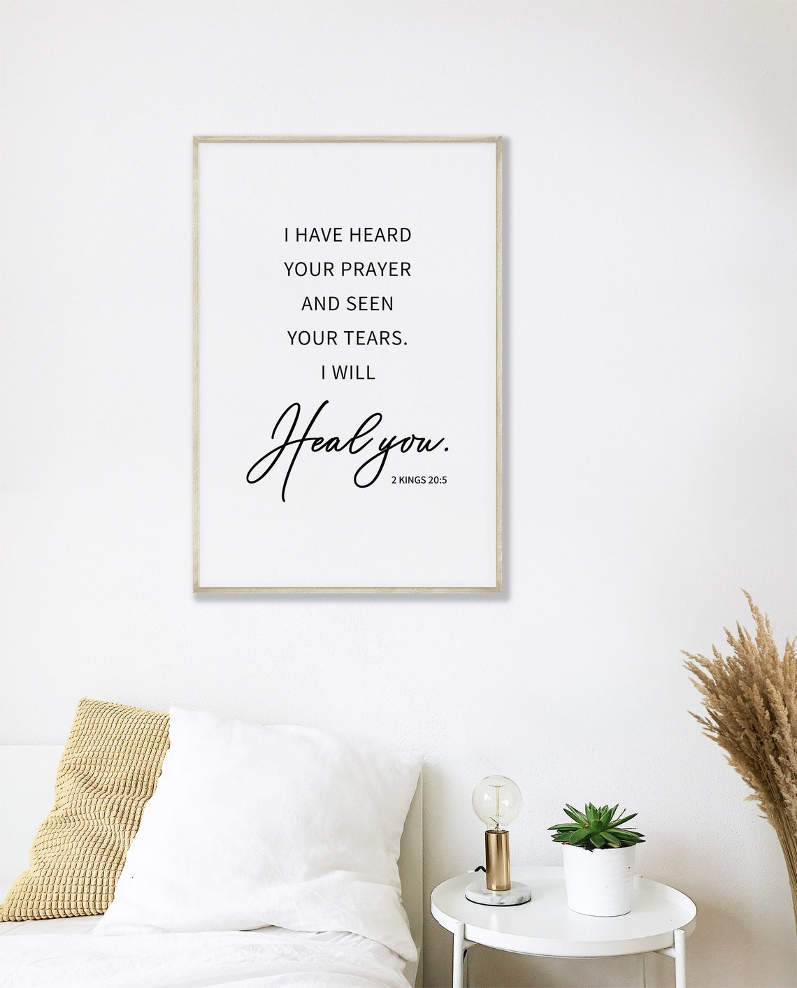 Heal Bible Verse Printable Wall Art I Will Heal You Print 2 - Etsy