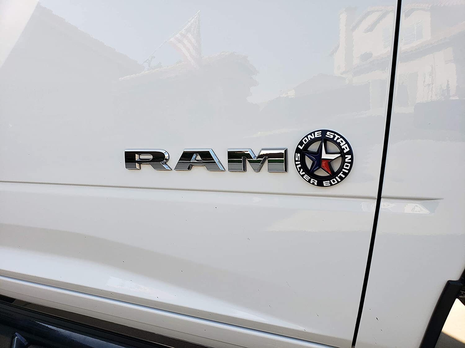 Black LONE STAR SILVER Edition Texas Emblem Decal Longhorn - Etsy