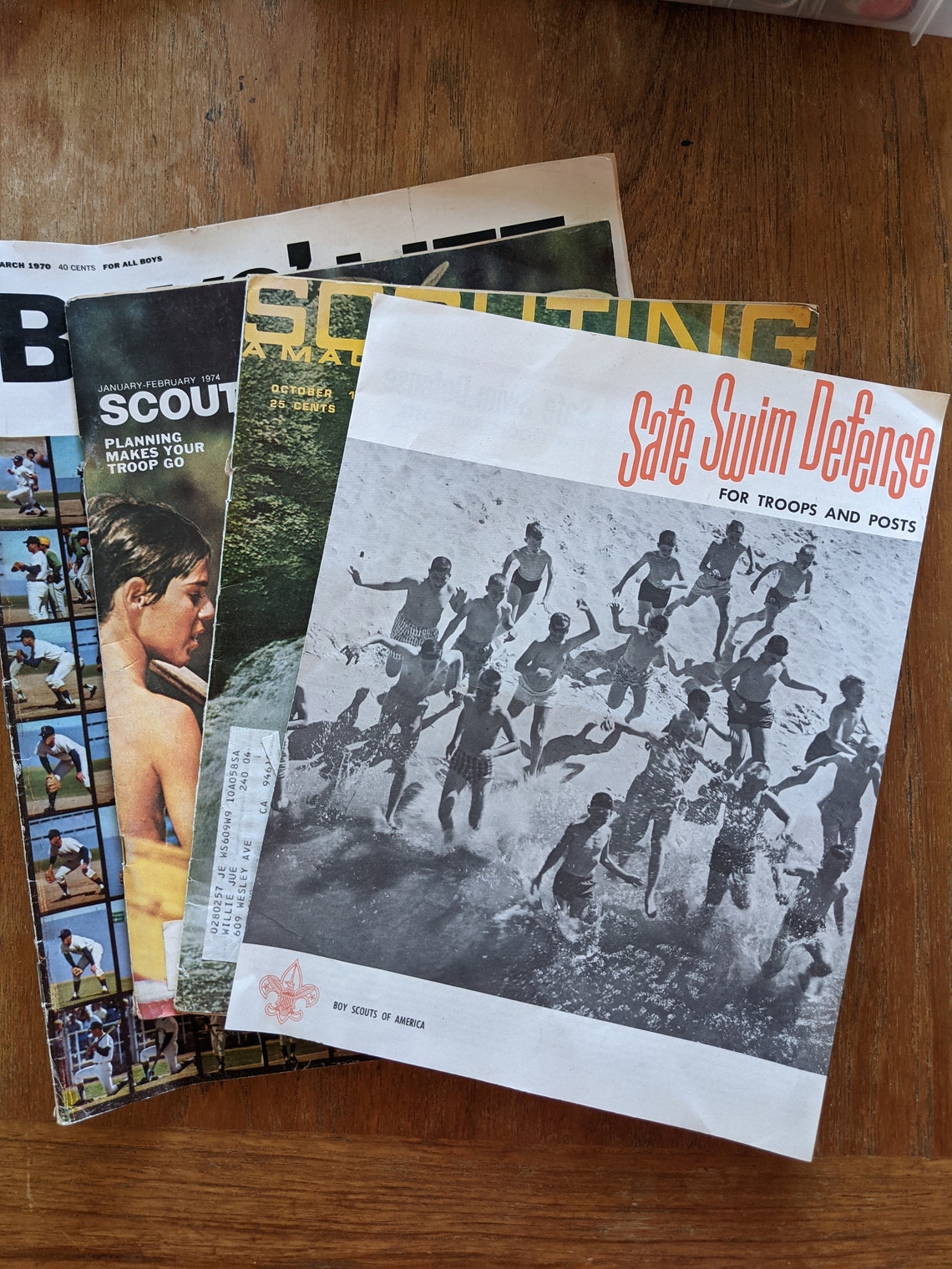 Set of 4 vintage Boy Scout magazines 1967 1970 1974 | Etsy