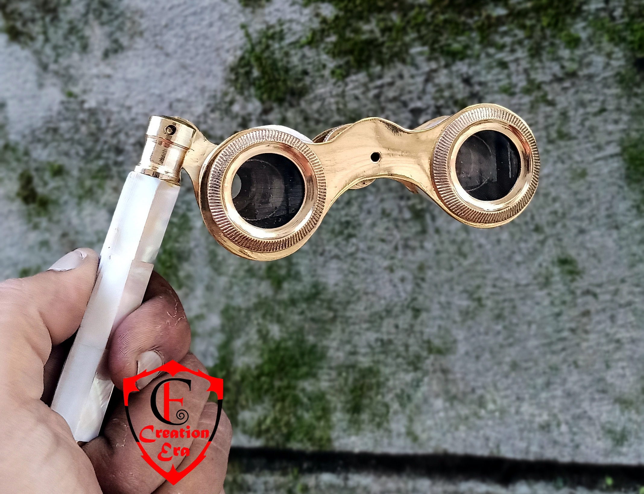 Antique Vintage Opera Glasses Binoculars White Mother of Pearl - Etsy