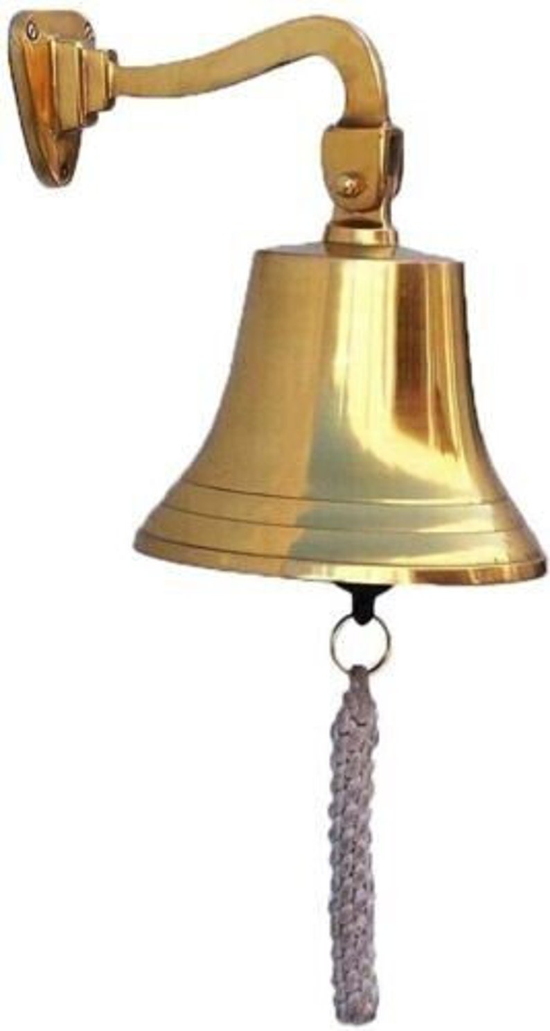 Personalized Brass Door Bell Engraved With Your Message Etsy