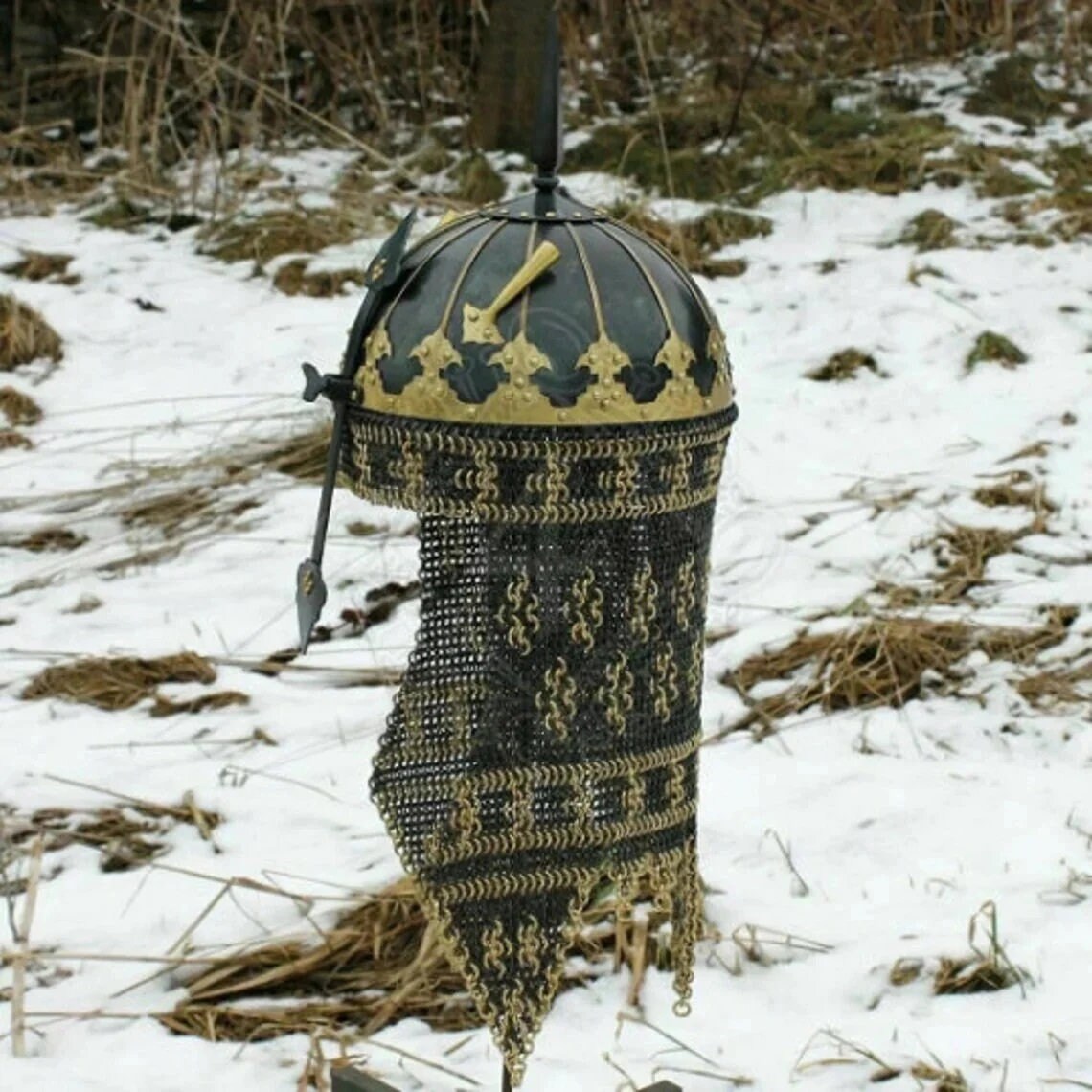 Ottoman Islamic Persian Kufic Helmet Khula Khuda With - Etsy Australia