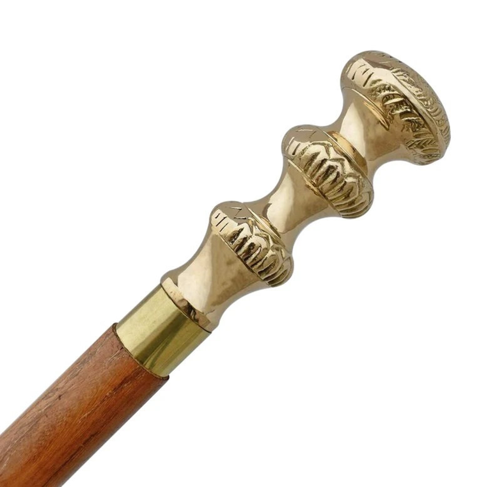 Solid Brass Walking Stick Cane Handle Traditional 5 Long - Etsy