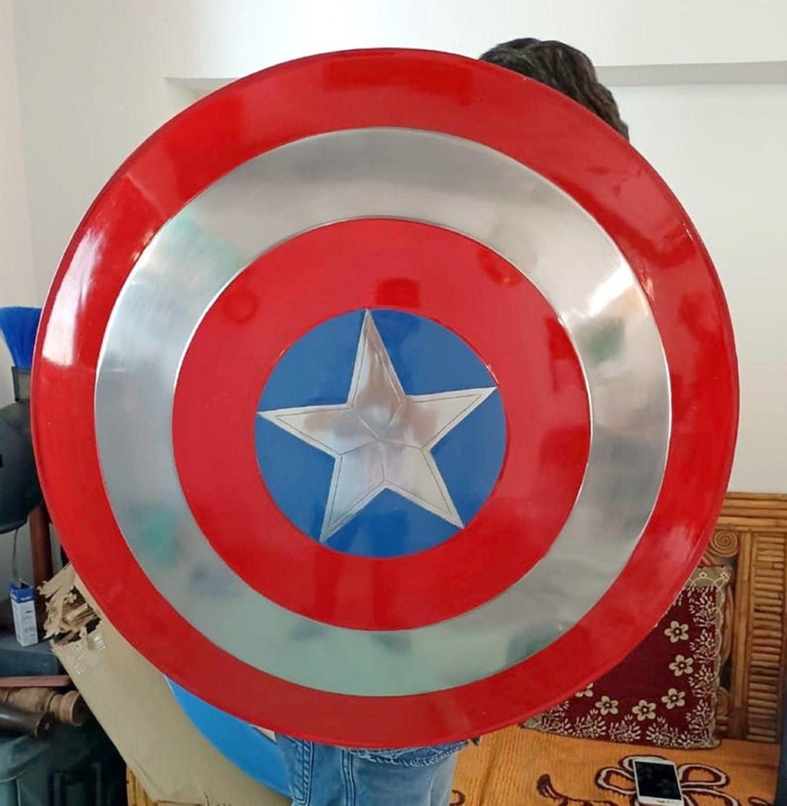 Captain America Shield Metal Prop Replica Screen Accurate | Etsy