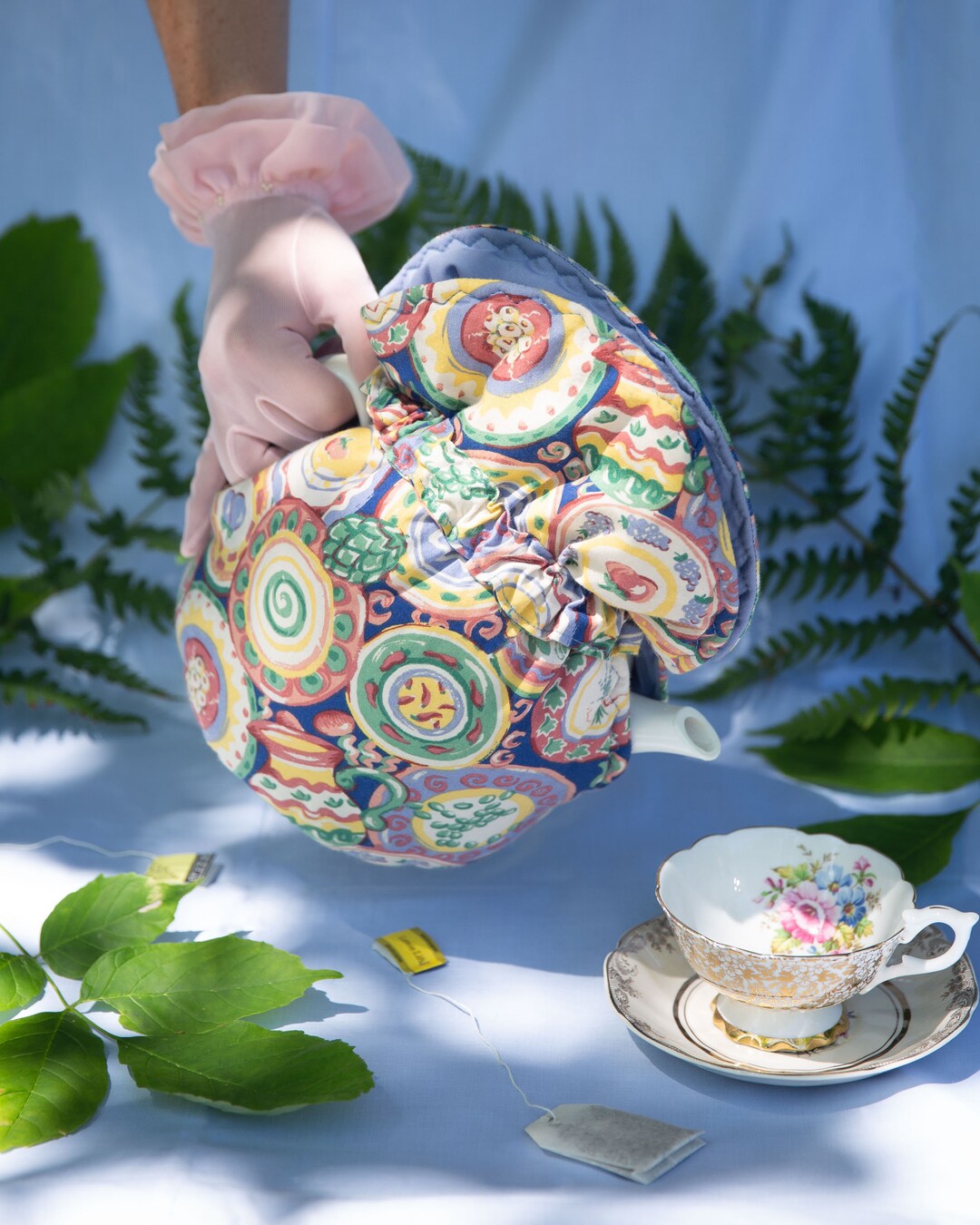 Blue English Tea Cozy - Etsy