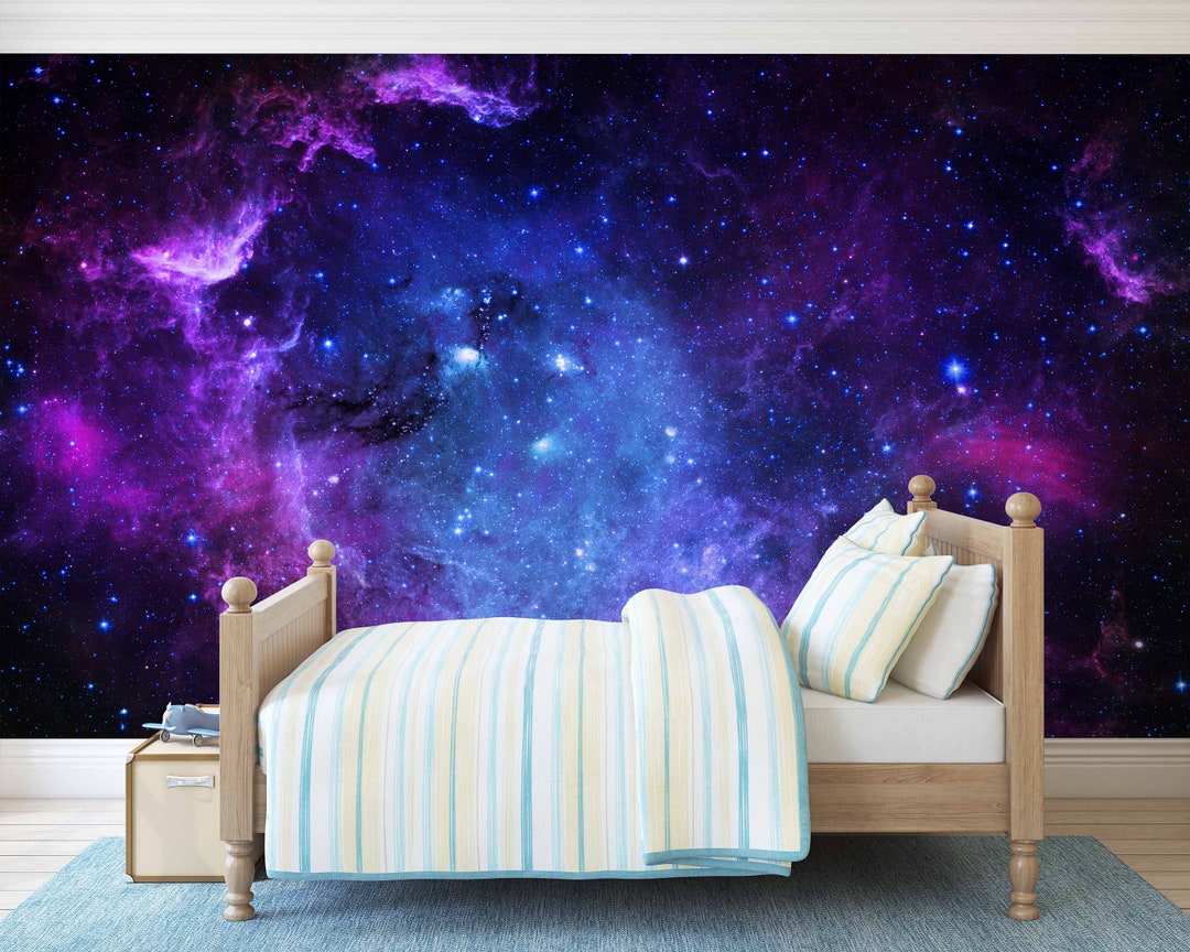 Space Wallpaper | Universe Galaxy Wallpaper | Stars Removable Wallpaper ...