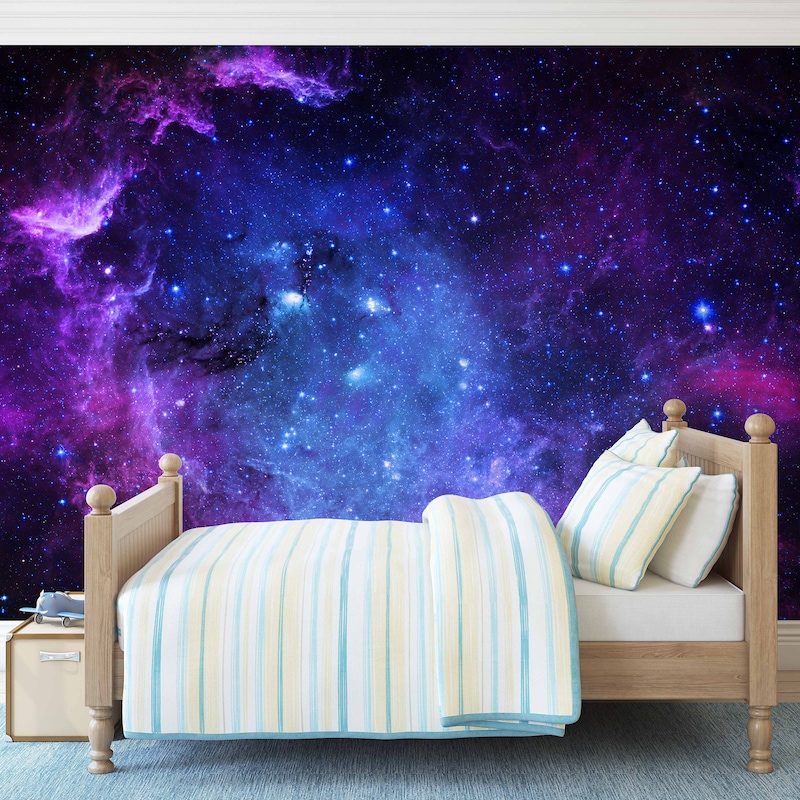 Galaxy Wall Mural - Etsy UK