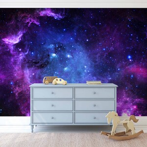 Space Wallpaper | Universe Galaxy Wallpaper | Stars Removable Wallpaper ...