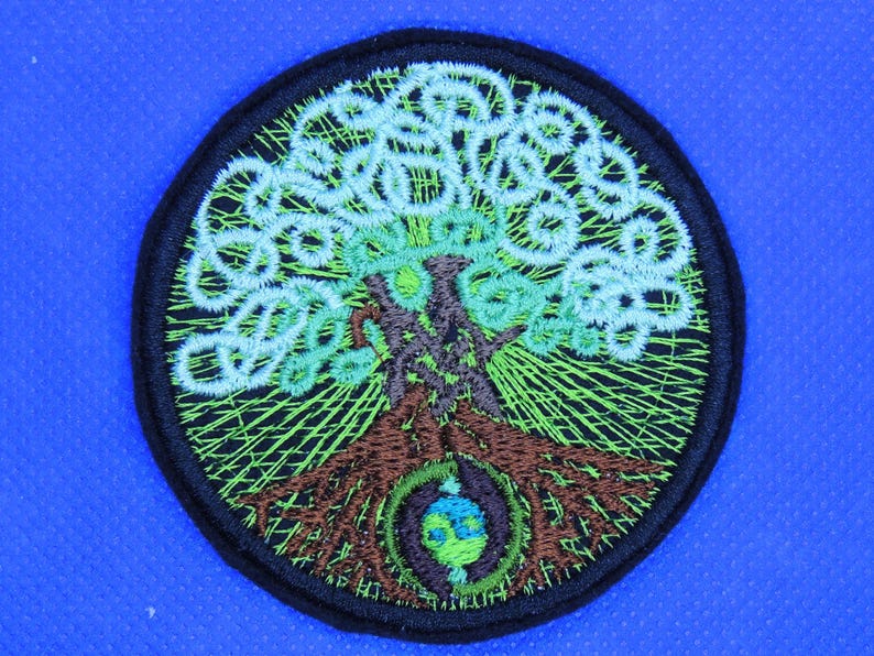 Mythology Patches - Yggdrasil, Tree of Life, Sew On, Iron On, Velcro ...