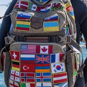 Flag Patches - Choose a Country Flag, Travel, Adventure, Sew On, Iron ...