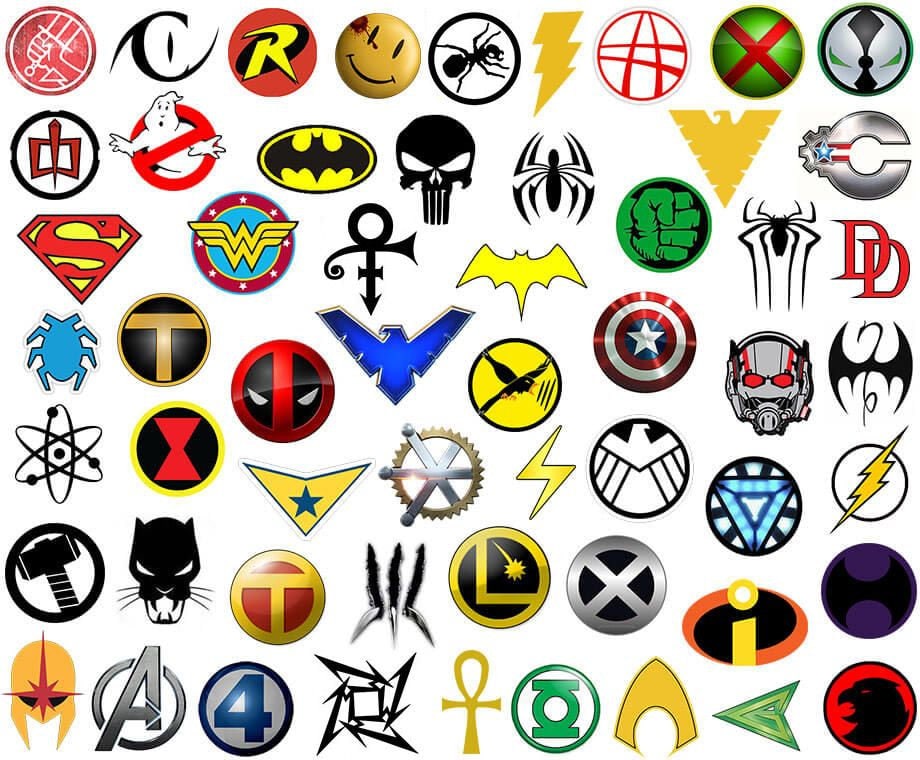 Custom Superhero Logo Embroidery Patches – Sew On, Iron On, Magnet ...