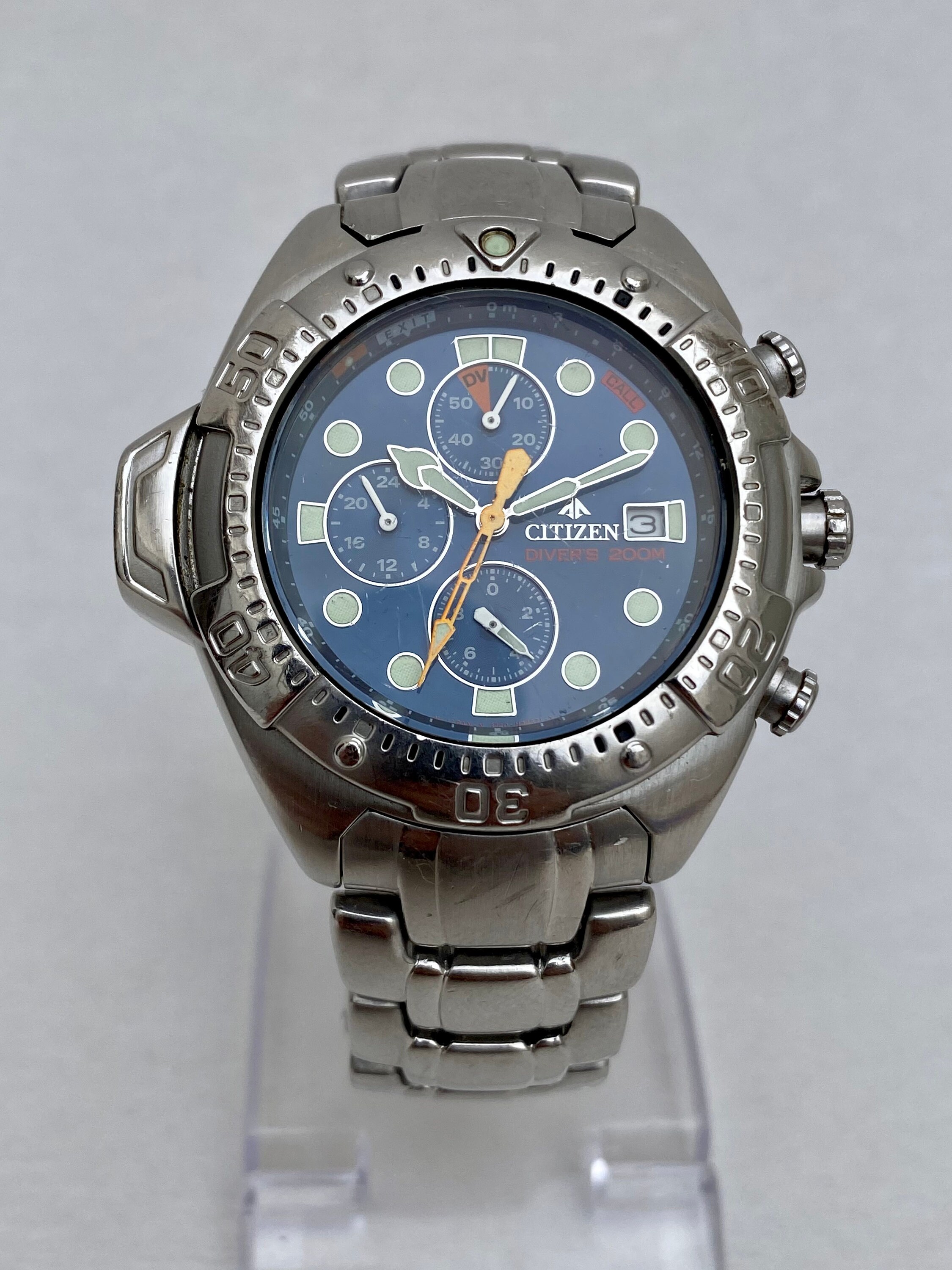 Buy Vintage CITIZEN Promaster Watch Mens Divers 200m Chronograph Online ...