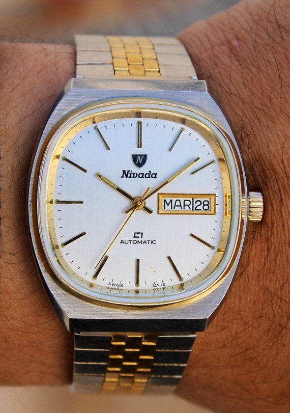 Vintage Nivada Automatic 80s Ultra Rare - Gem