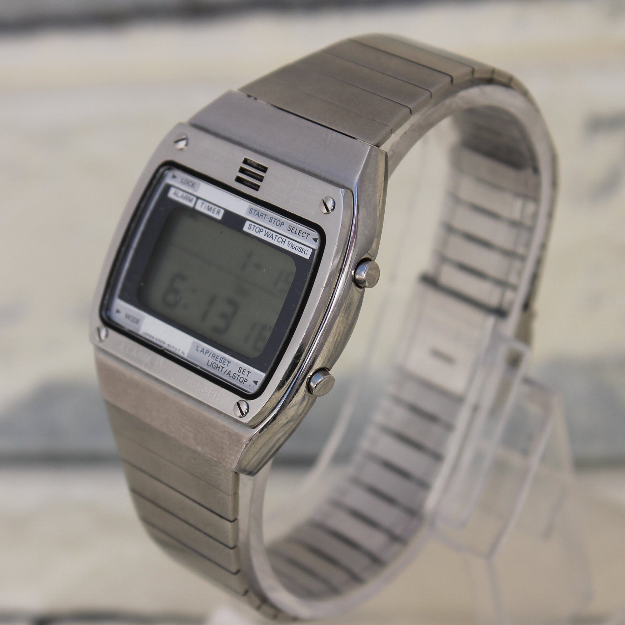 Seiko Vintage Lcd Watch - Etsy