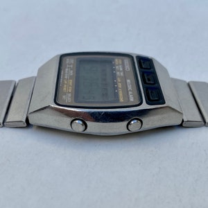 Vintage Seiko A169-5000 Melodic Alarm LCD Watch Mens | Etsy