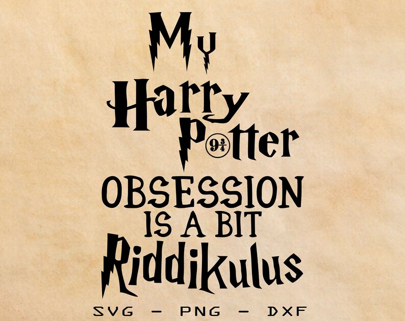 My Harry Potter Obsession Is A Bit Riddikulus Harry Potter Etsy