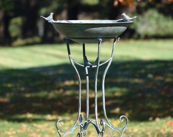 Metal Bird Bath - Etsy