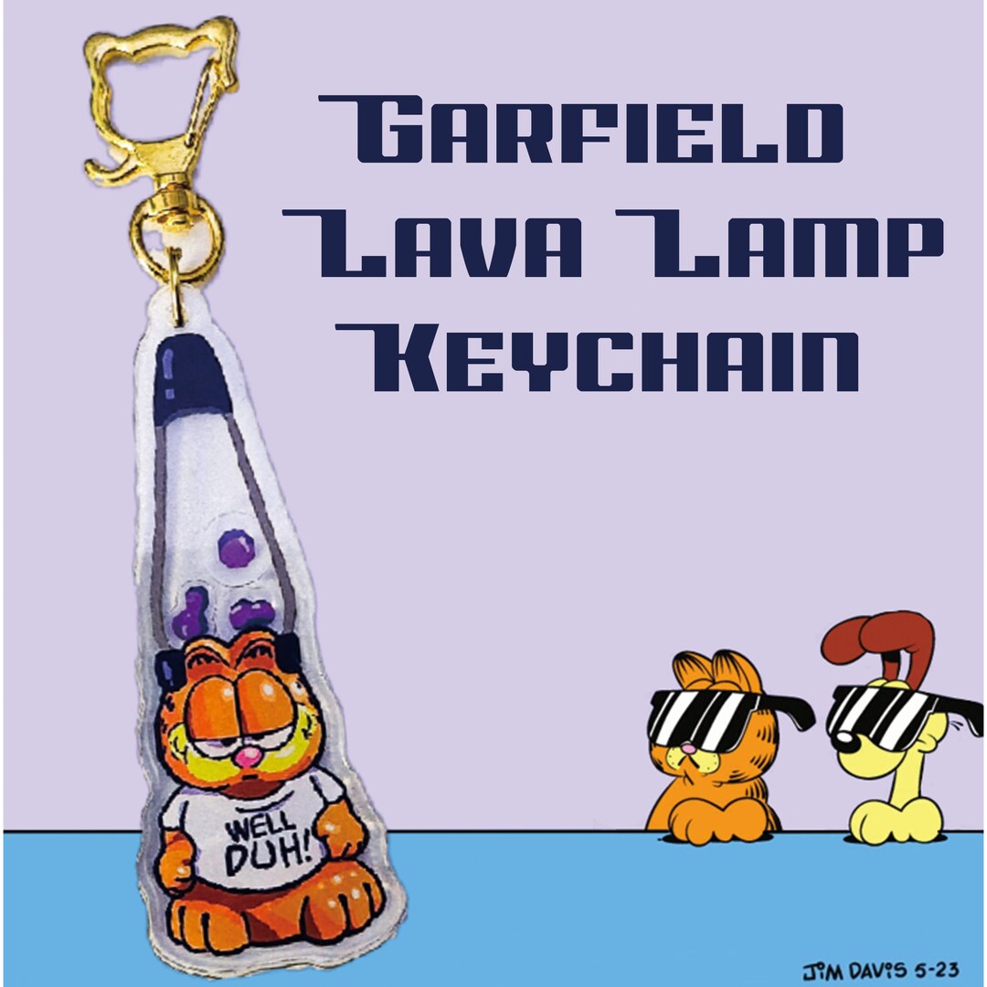 3.5" Lazy Cat Lava Lamp Shaker Keychain - Etsy